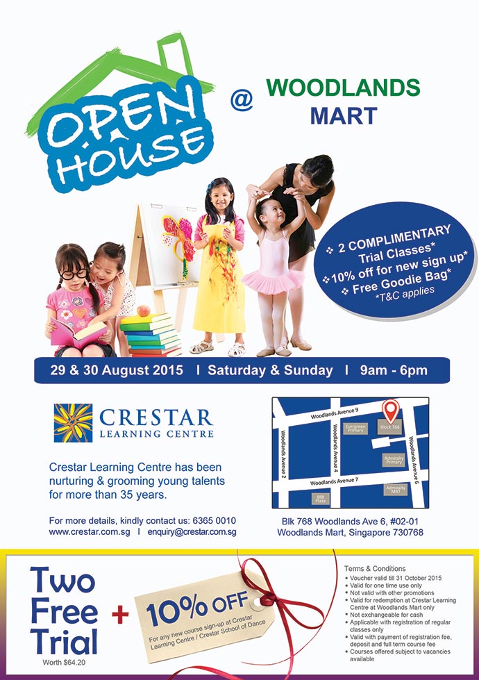 Woodlands Mart Open House - Crestar Learning Centre